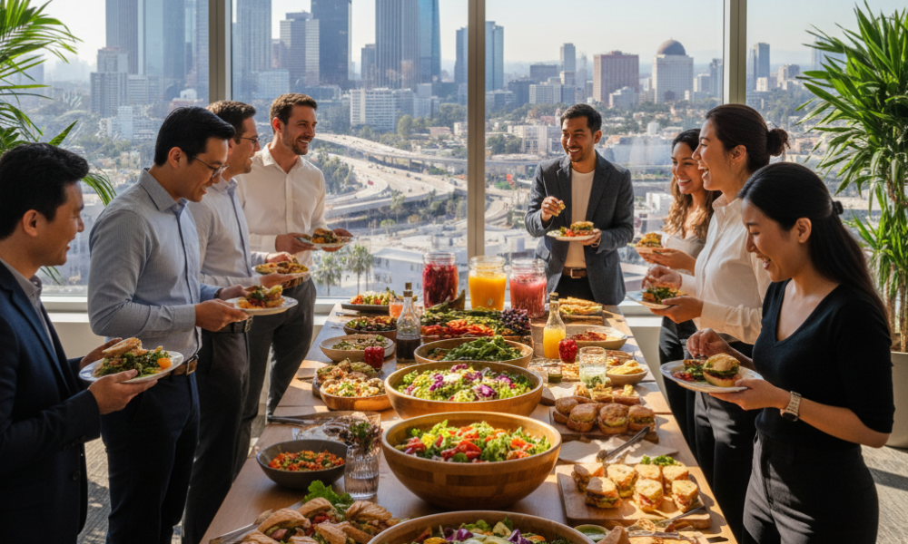 How Do You Set Up a Daily Lunch Service for Your Team in LA | Office ...